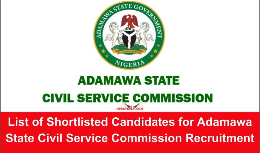 Adamawa State Civil Service Commission Recruitment 2022 2023 List Of