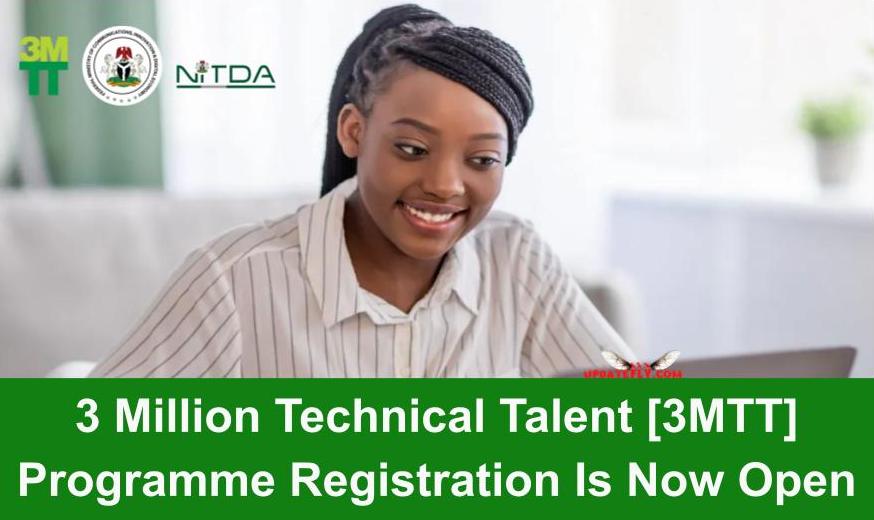 3 Million Technical Talent [3MTT] Programme 2023/2024 Application Form for Nigerians